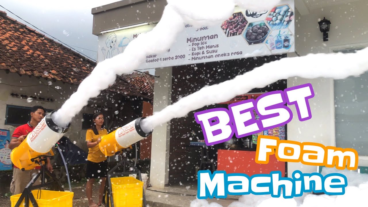 Mesin Mandi Busa - FOAM MACHINE - YouTube