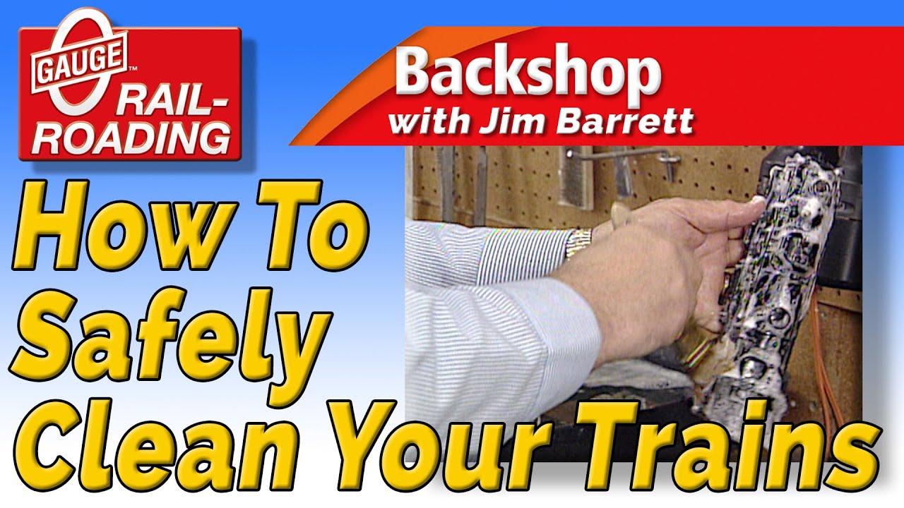 Backshop: How to Safely Clean Old Trains - YouTube