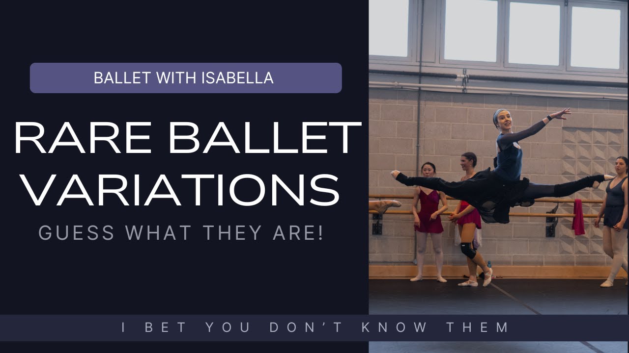 Rare Ballet Variations! You need to watch these. - YouTube