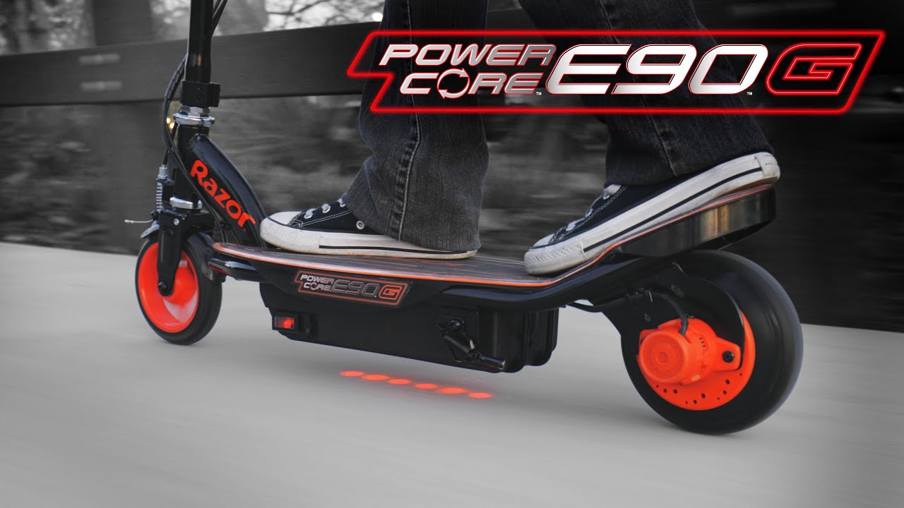 Razor Power Core E90 Glow: Light Up Your Ride! - YouTube