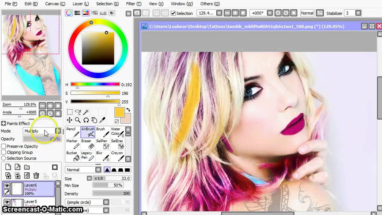 PUNK EDIT: How to - Hair Highlights/Dip Dye - YouTube