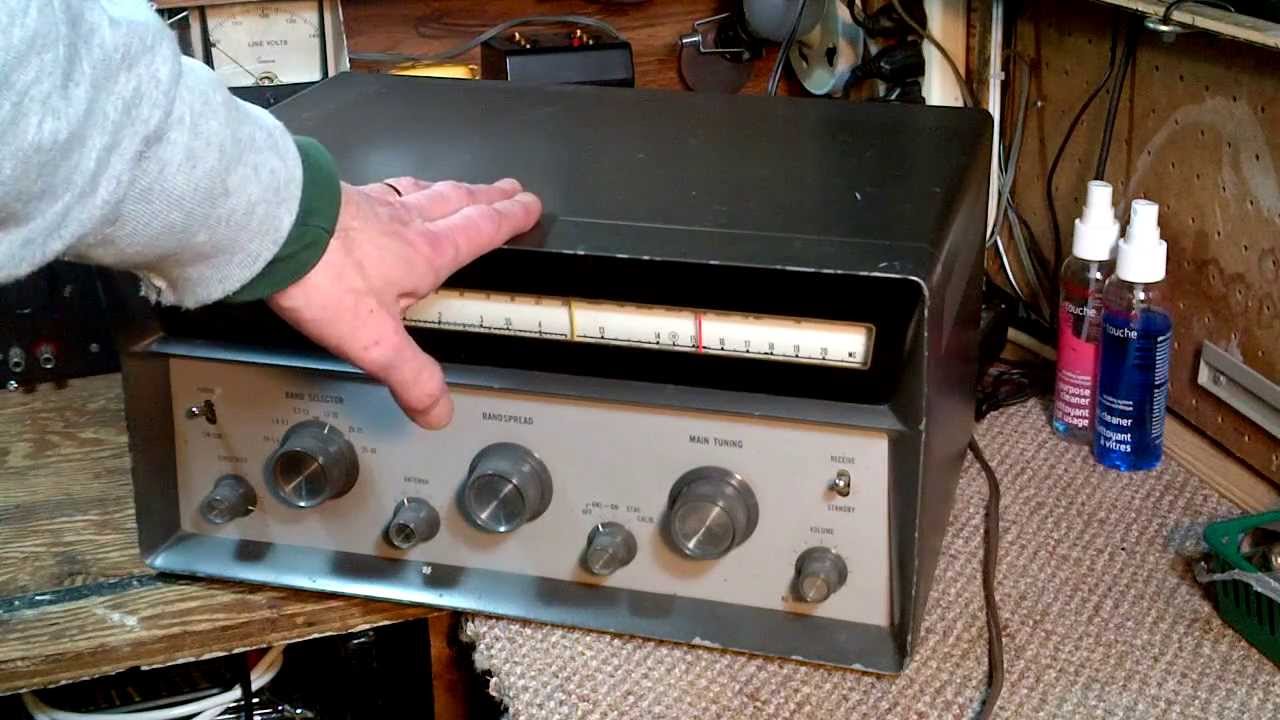 Antique Tube Shortwave Radio Gonset G-43 Video #1 - Checkout - YouTube