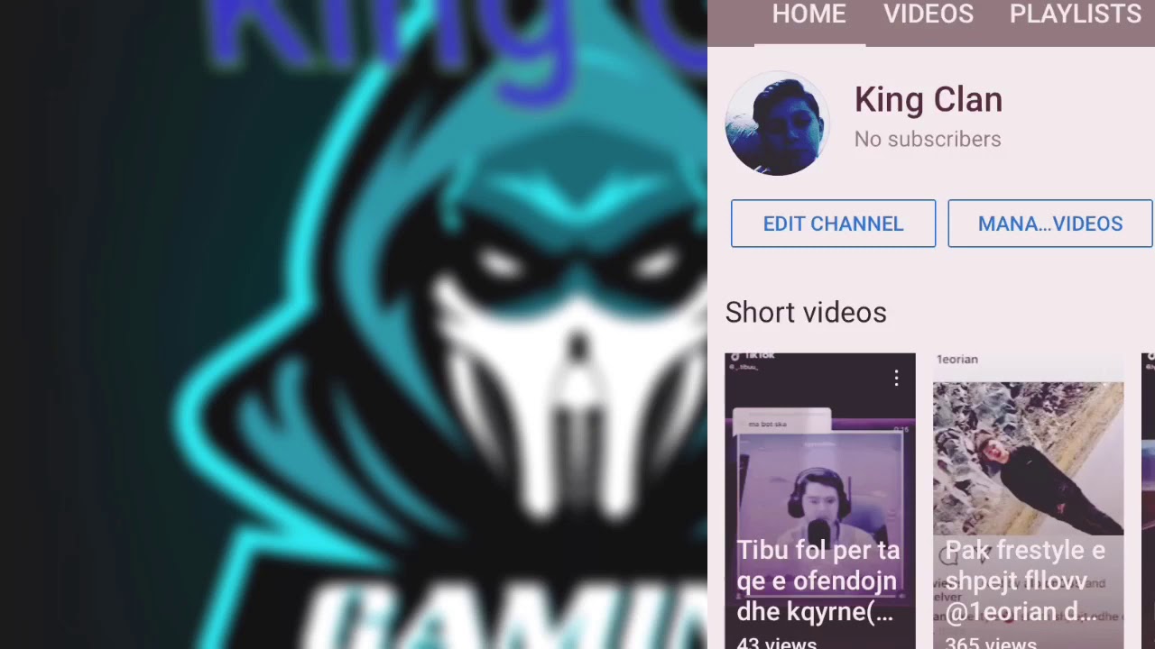 Editim king clan si te editojm video [king clan] - YouTube