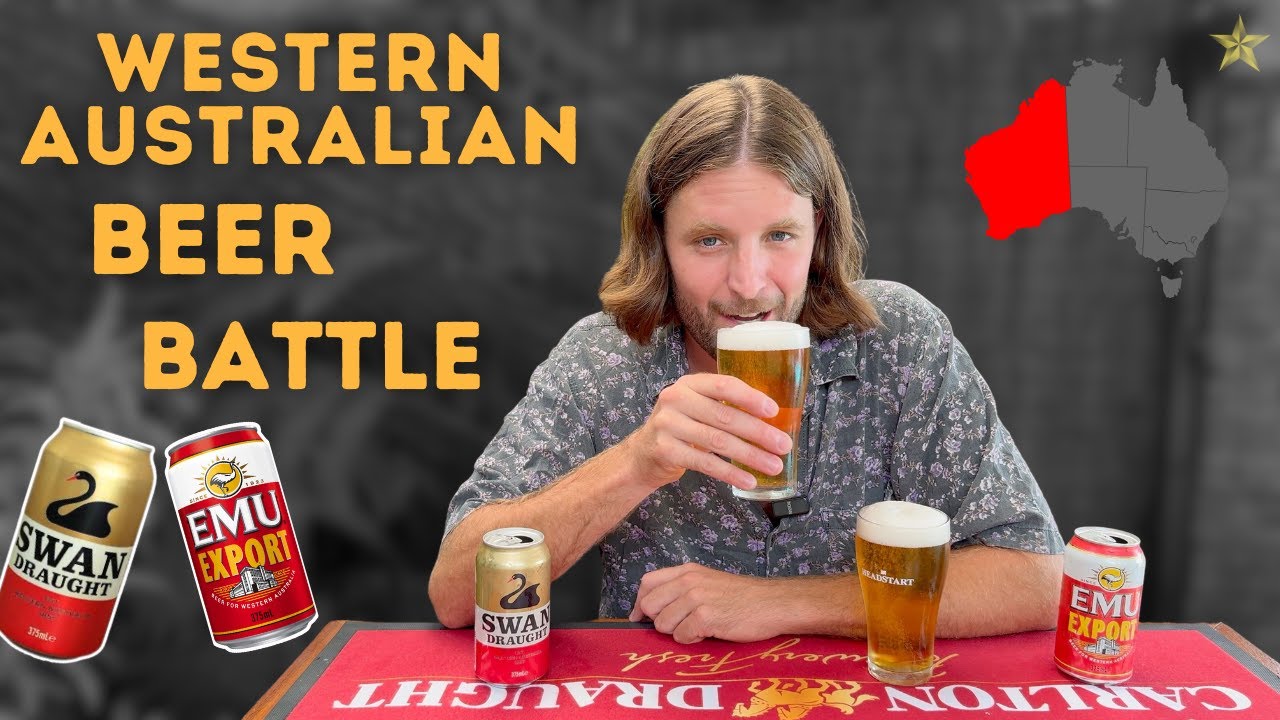 Swan Draught Vs Emu Export | Western Australian Beer Review - YouTube