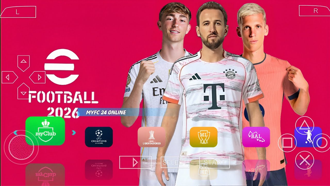 eFootball PES 2026 PPSSPP Android Offline PS5 Camera |PES 2026 HD ...