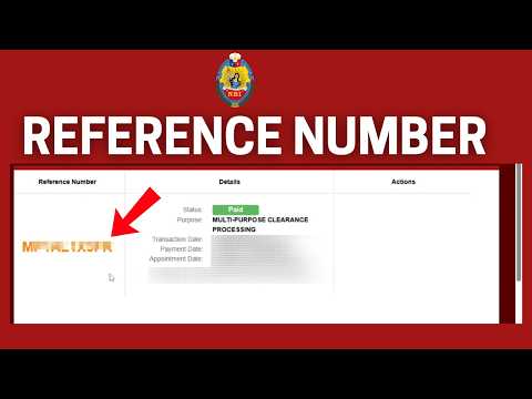 How To Get Reference Number For NBI Clearance (step by step)