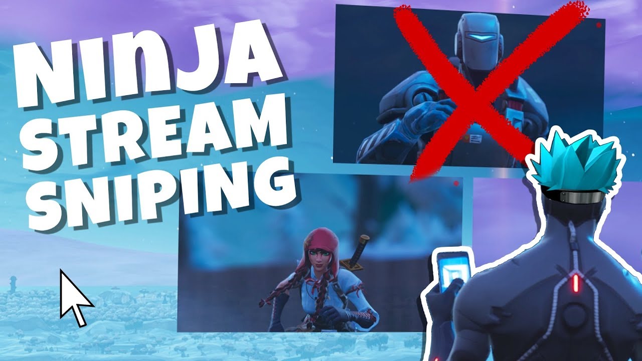 Stream Sniping Ninja Gets Banned from Fortnite - YouTube