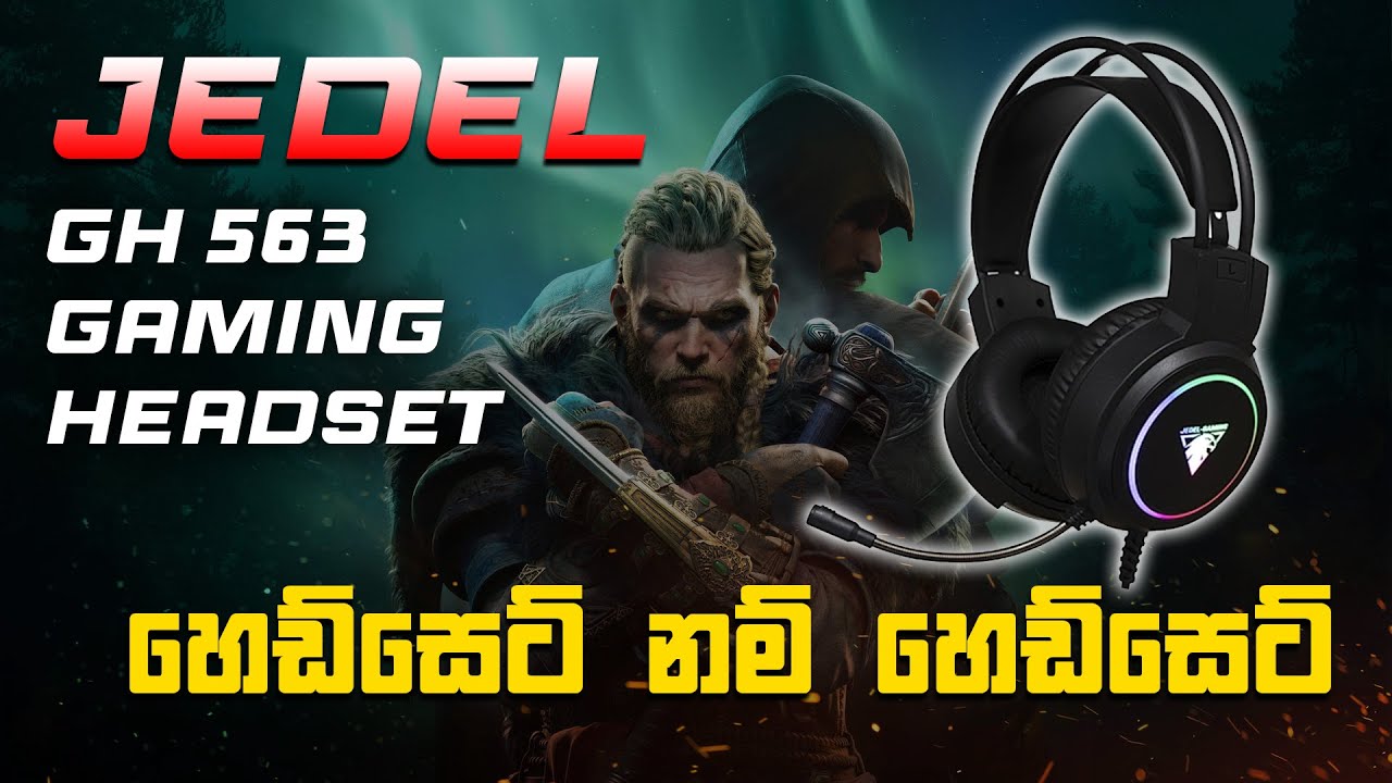 JEDEL GH563 RGB GAMING HEADSET - YouTube