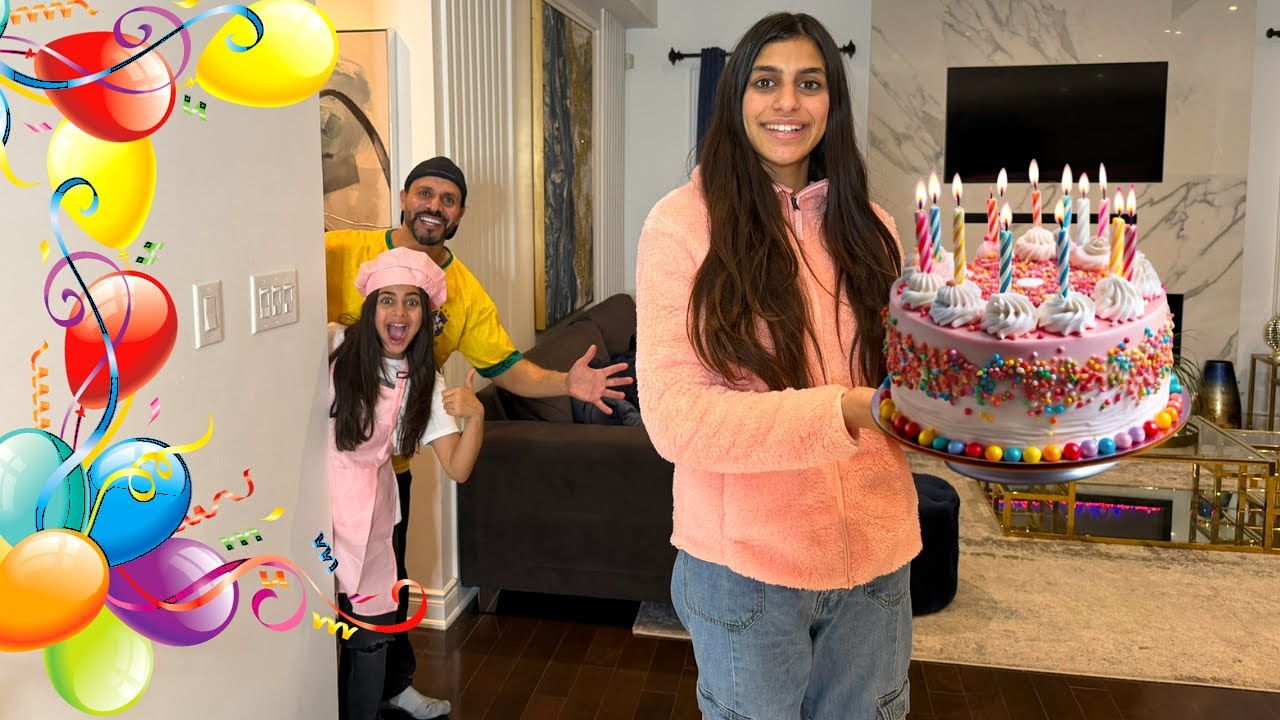 Sally Share Ideas to Surprise Deema with Happy Birthday Cake - YouTube