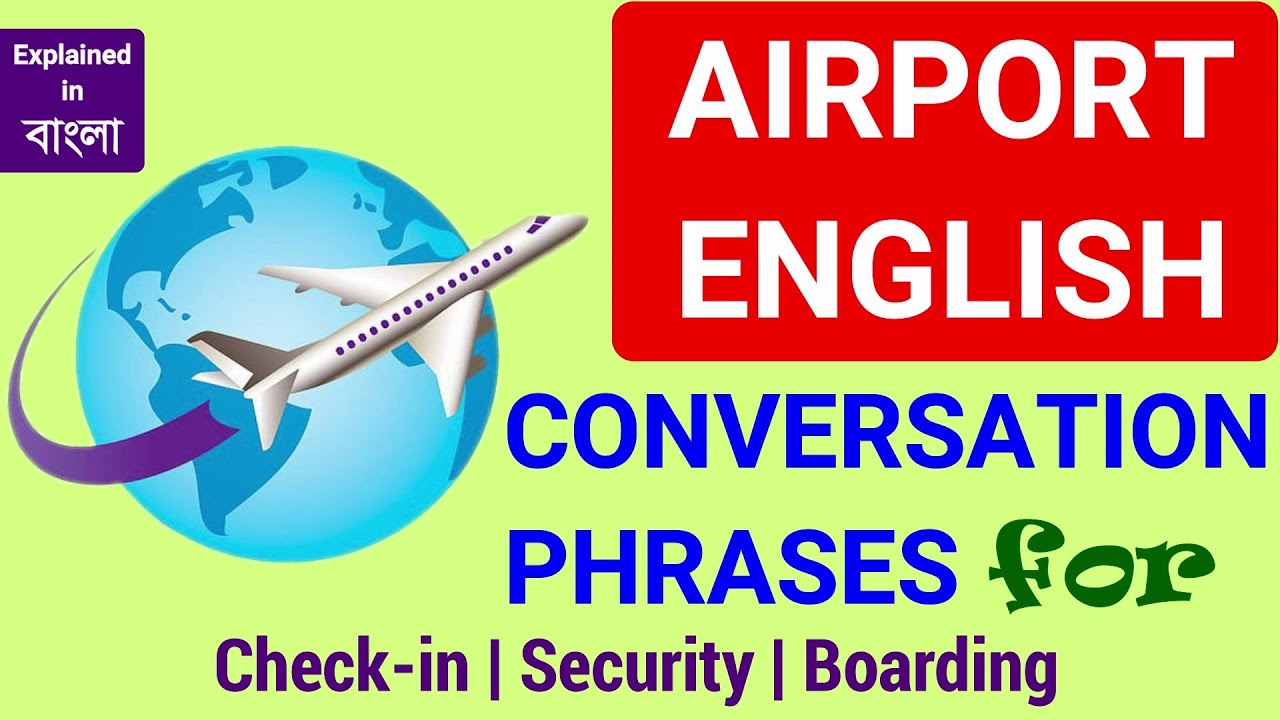Airport Conversation in English || How to Check in at Airport || How to ...