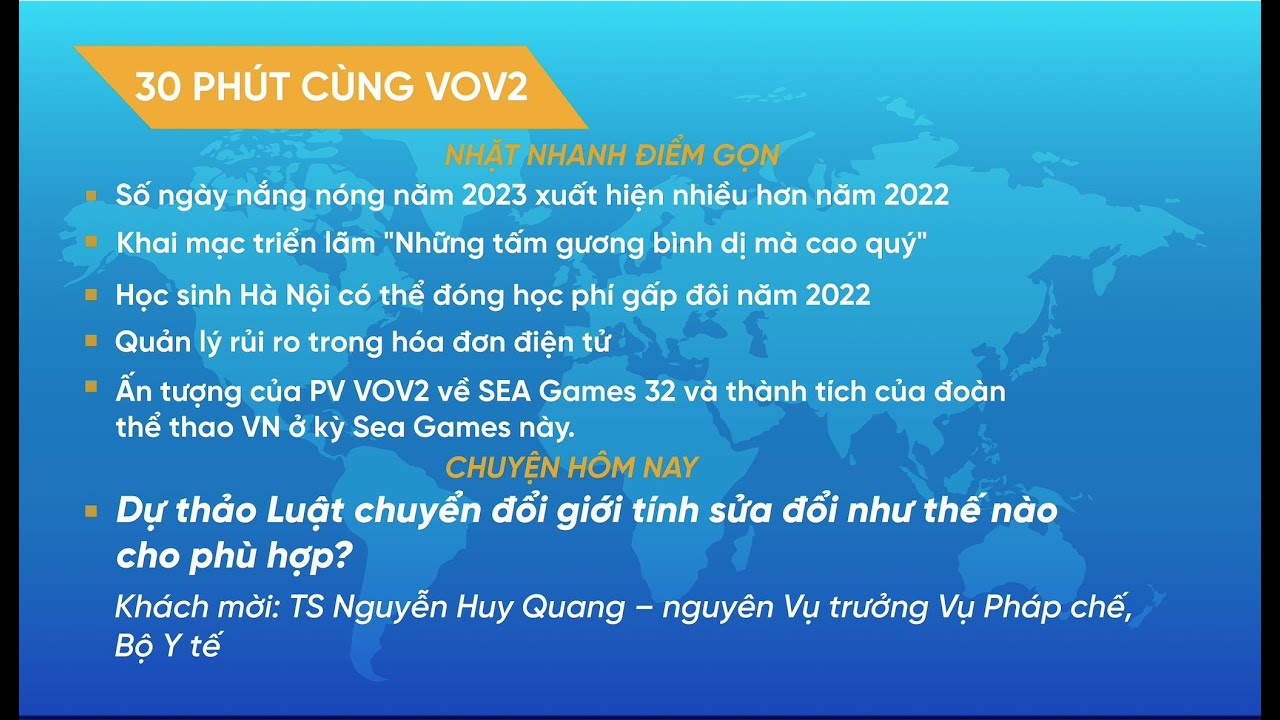 [trực tiếp] 30 PHÚT CÙNG VOV2 (17/5): - YouTube