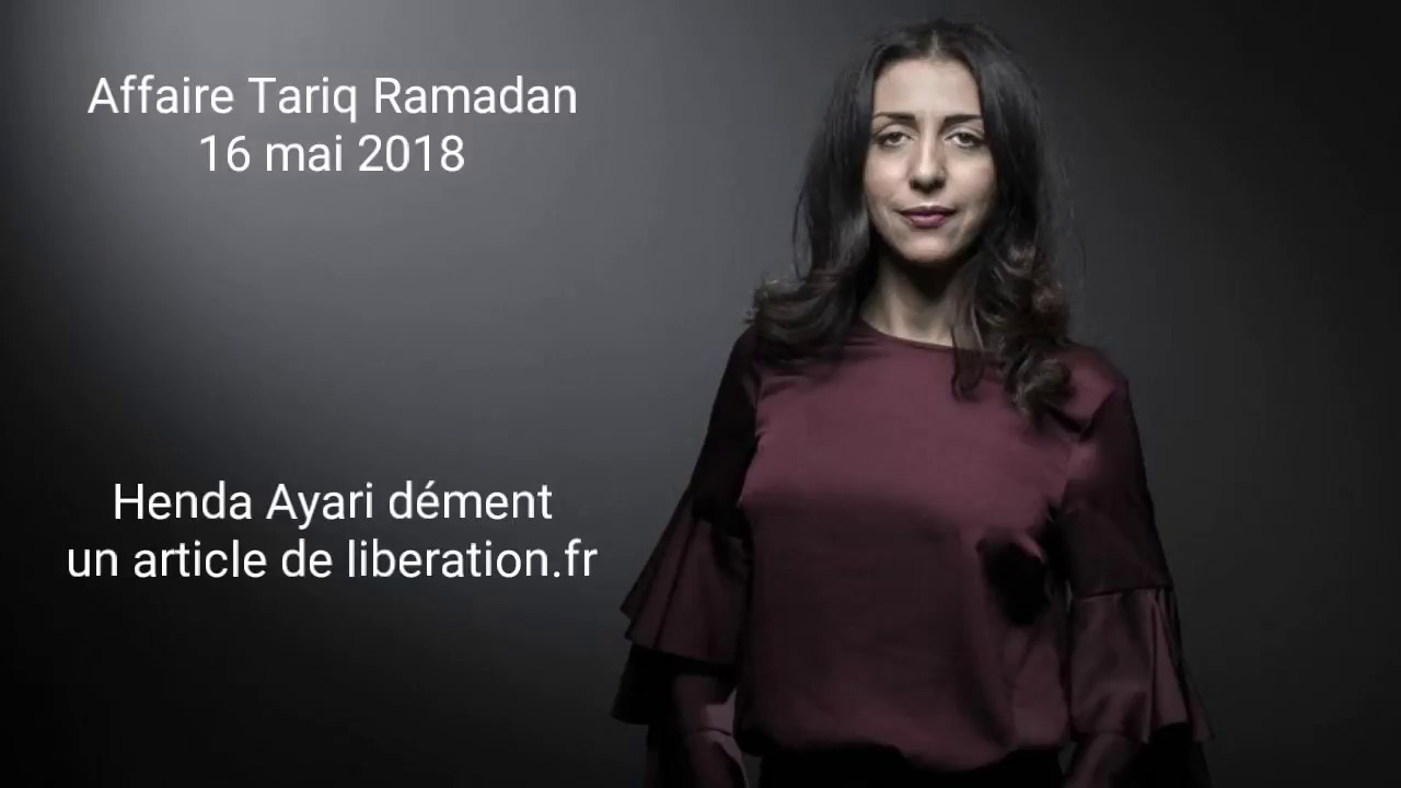 Affaire Tariq Ramadan : démenti d'Henda Ayari sur Twitter (16 mai 2018) - YouTube
