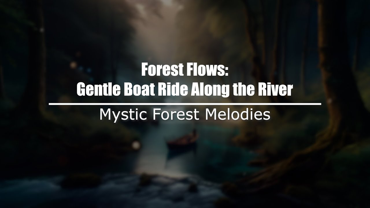 🌿🚣‍♂️🌲Forest Flows: Gentle Boat Ride Along the River #CalmVibes # ...