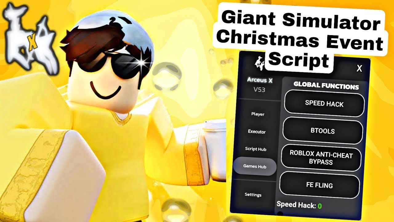 New Giant Simulator Christmas Event Script | arceus x roblox scripts ...