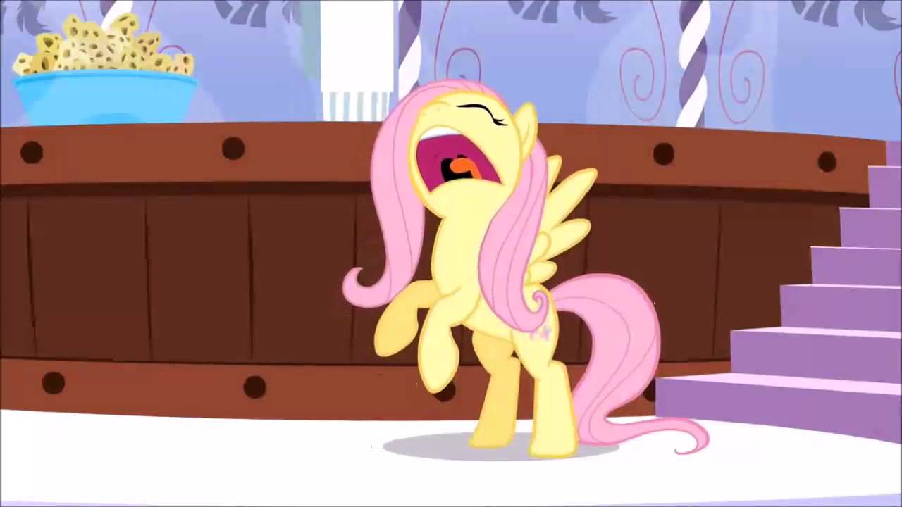 Fluttershy screams VERY EVEN MORE innapropriate things - YouTube