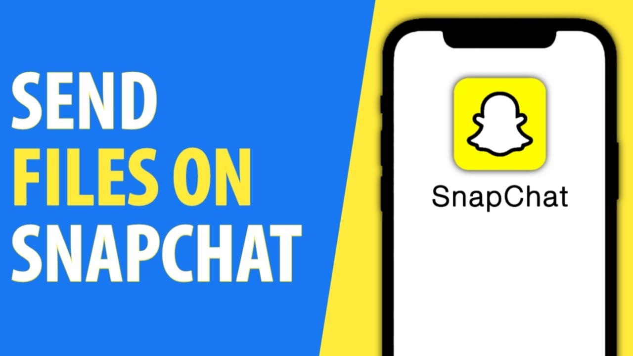 How to Send Files on Snapchat | PDFs, Songs, Apps etc - YouTube