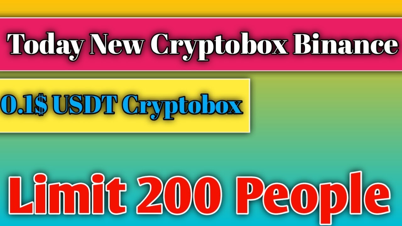 today Cryptobox | cryptobox binance code | today crypto box code ...