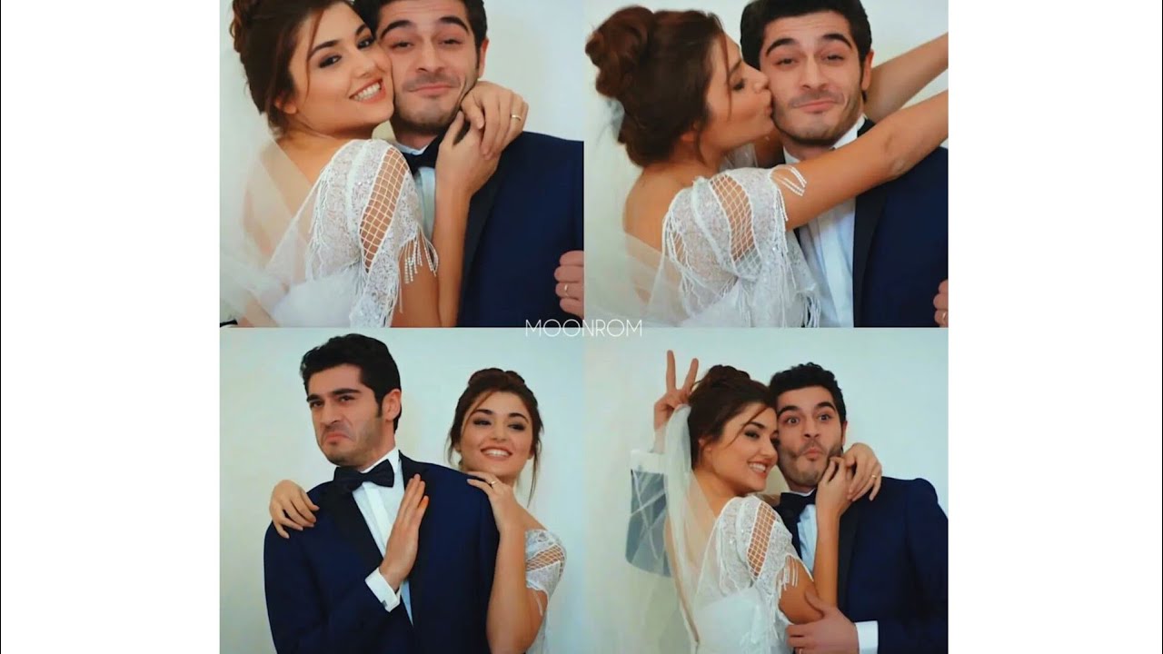 HANDE ERCEL AND BURAK DENIZ WEDDING 💥#hanmur #hanbur #handeerçel # ...