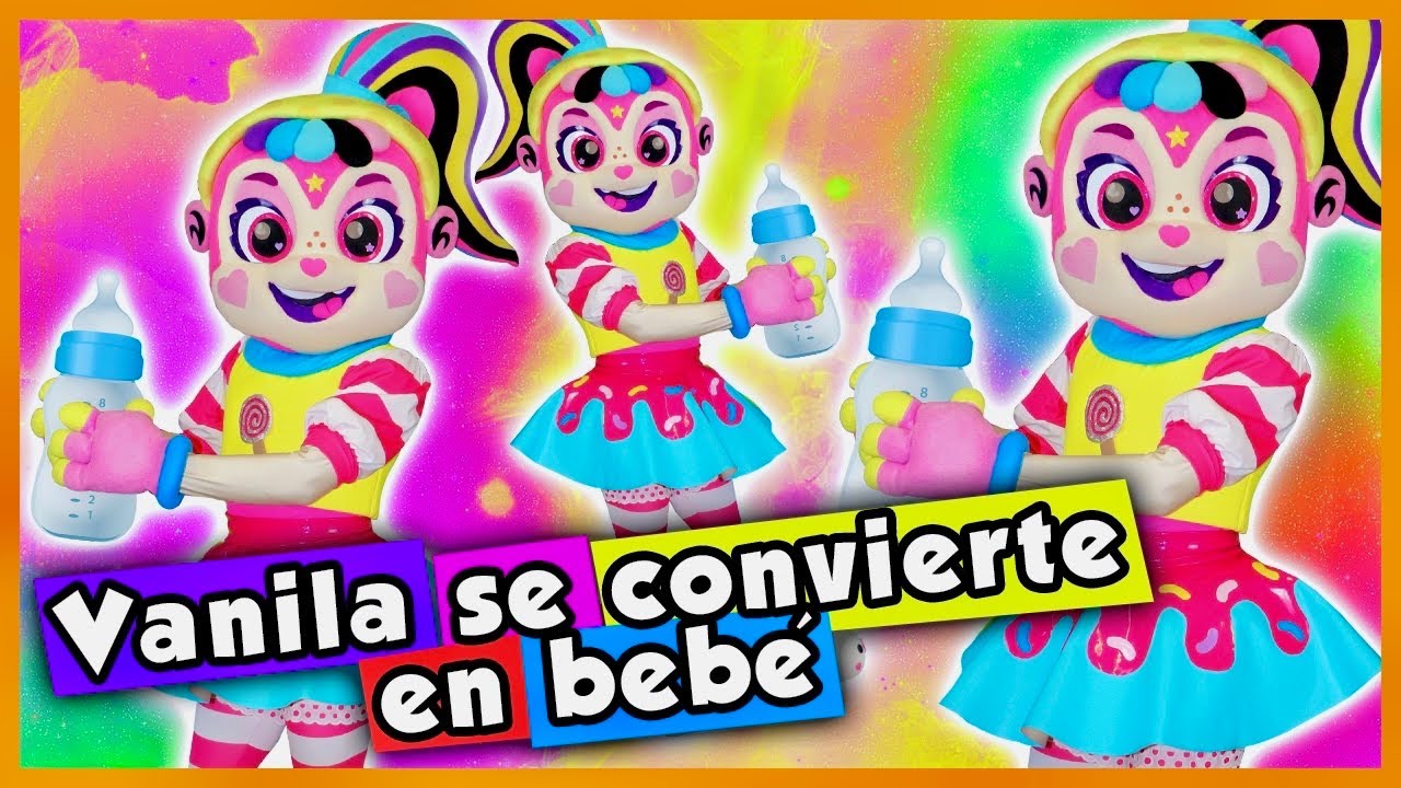 VANILA SE CONVIERTE EN BEBÉ / USA BIBERÓN / SHOW PIEDRA PAPEL O TIJERA ...