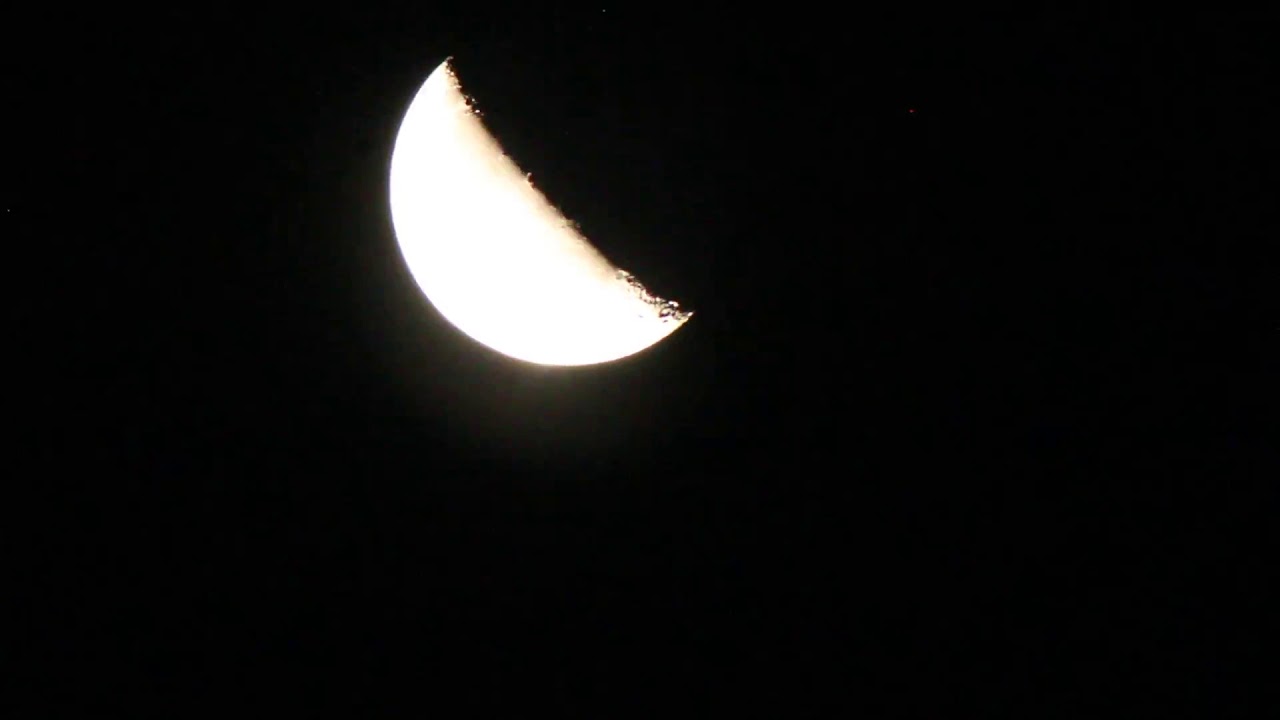 Flares on moon. - YouTube