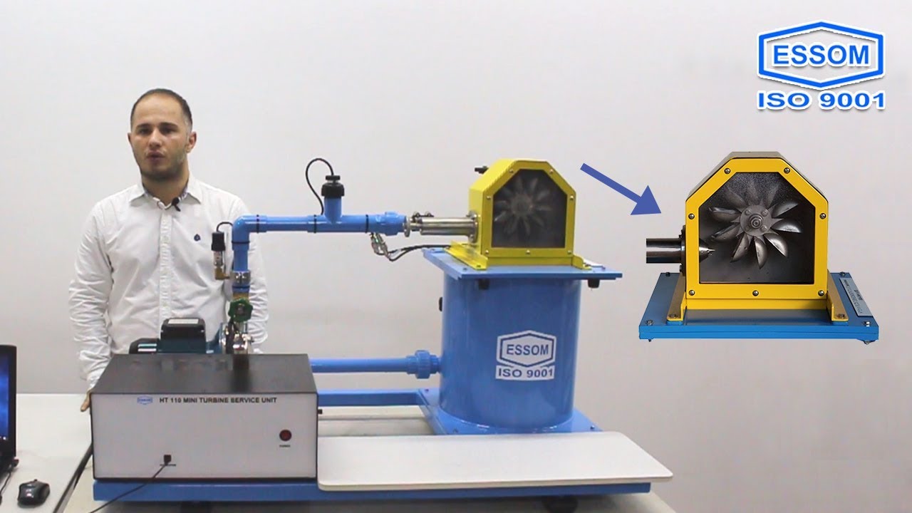 HT121 MINI PELTON TURBINE DEMONSTRATION UNIT, Computer Interface - YouTube