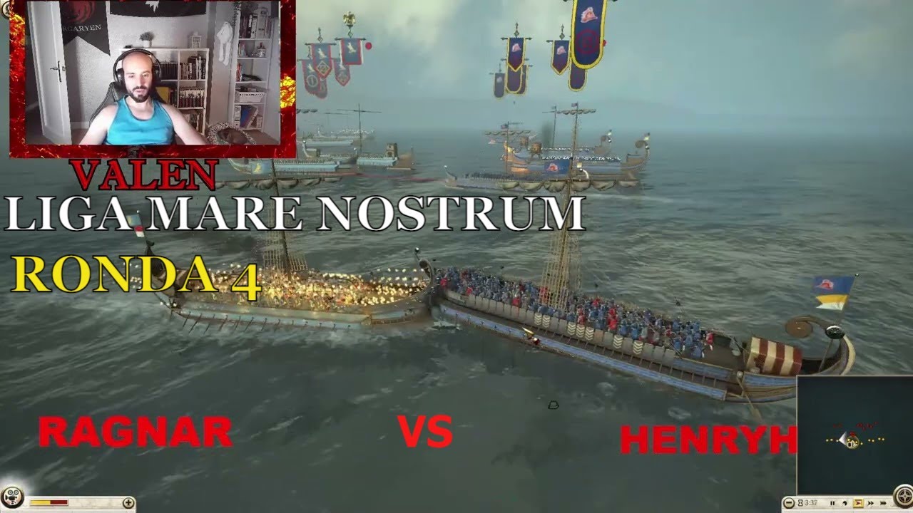 LIGA MARE NOSTRUM || RONDA 4 || 3ª Batalla RAGNAR vs HENRYH - YouTube