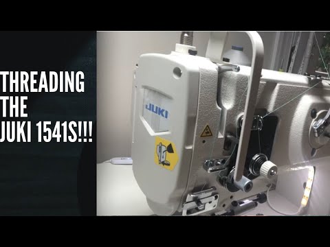 Threading the Juki 1541s - YouTube