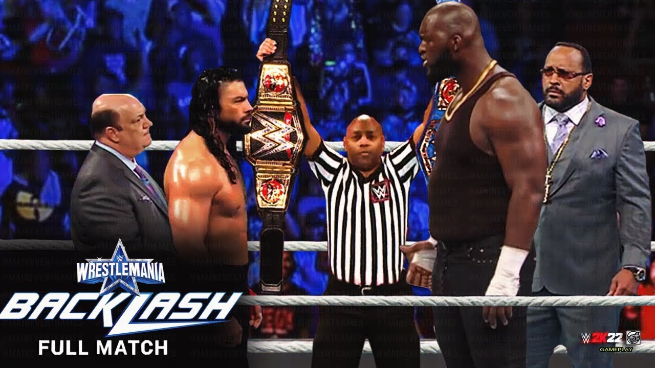 WWE | ROMAN REIGNS VS OMOS | CHAMPIONSHIP MATCH | WHO BECOME NEW ...
