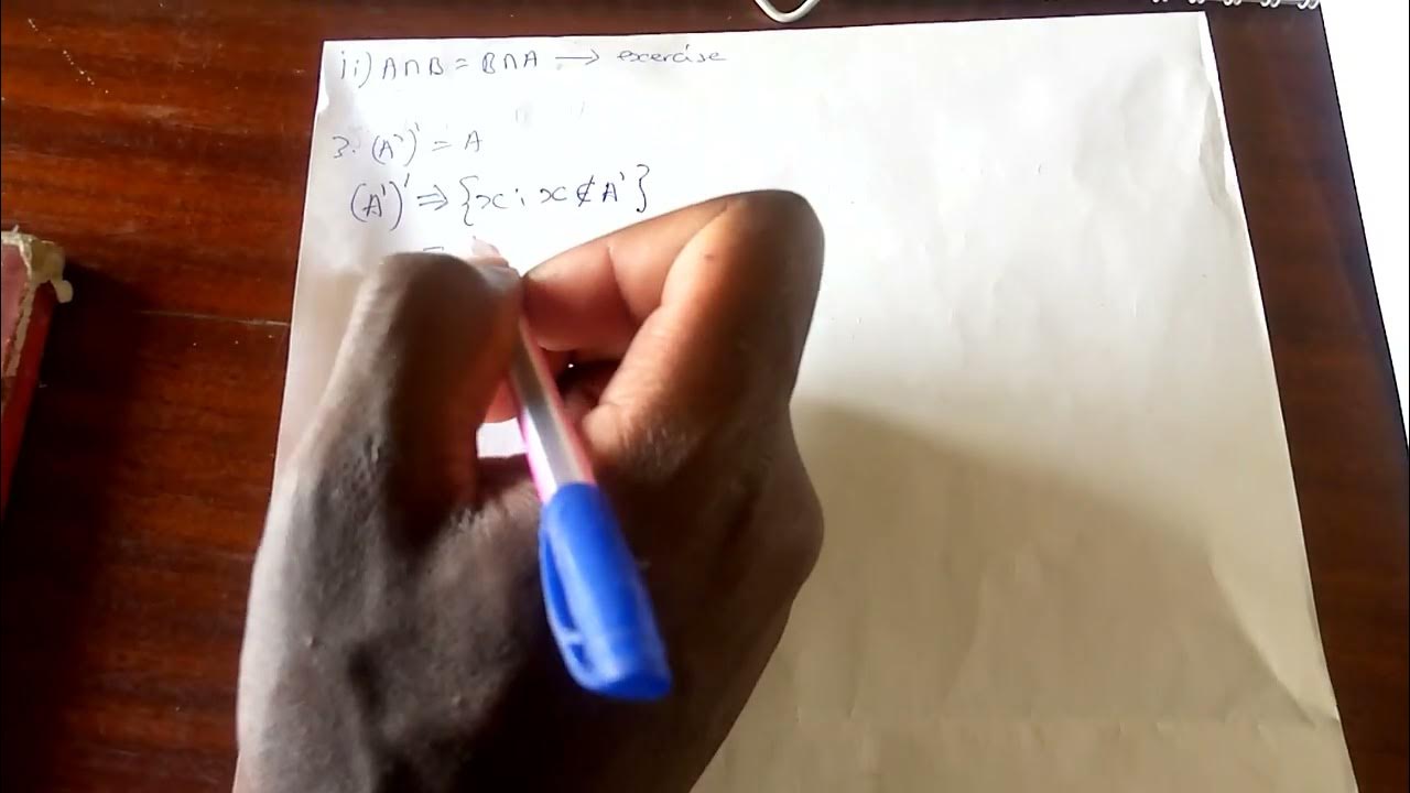 Set theory - part 4 - YouTube