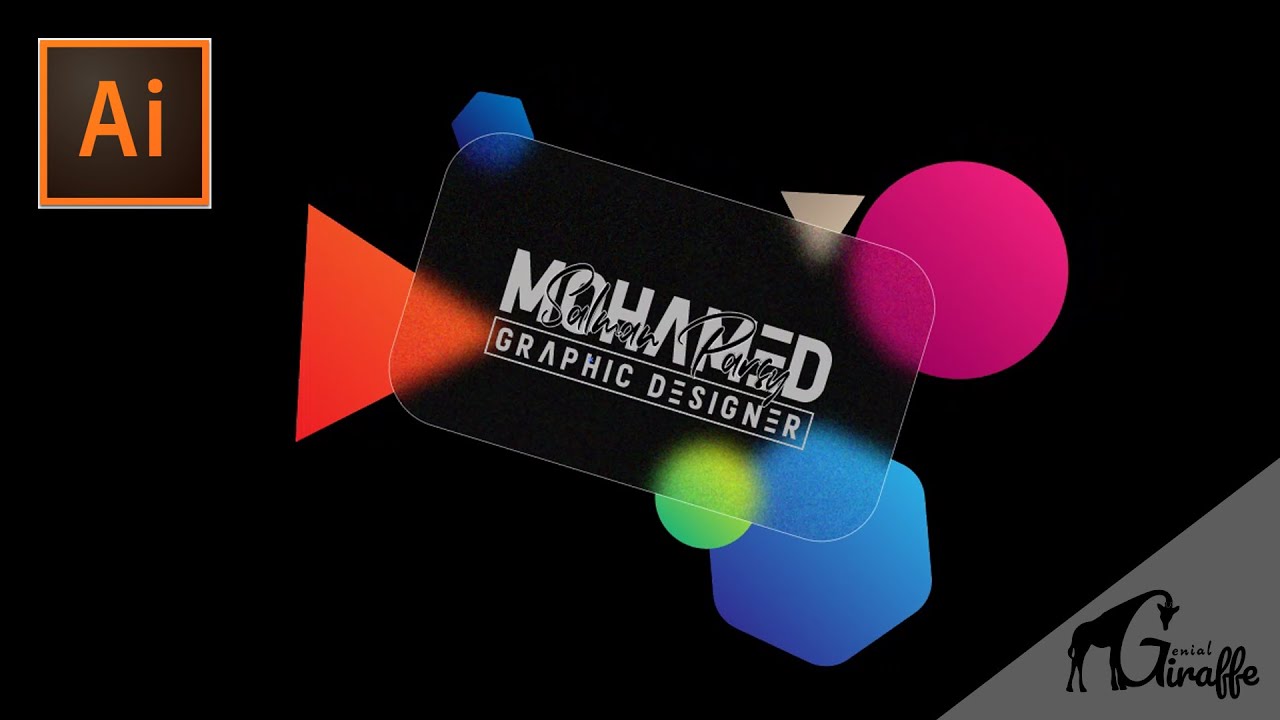 How to design a translucent card? | Semi transparent Effect |Tutorial ...