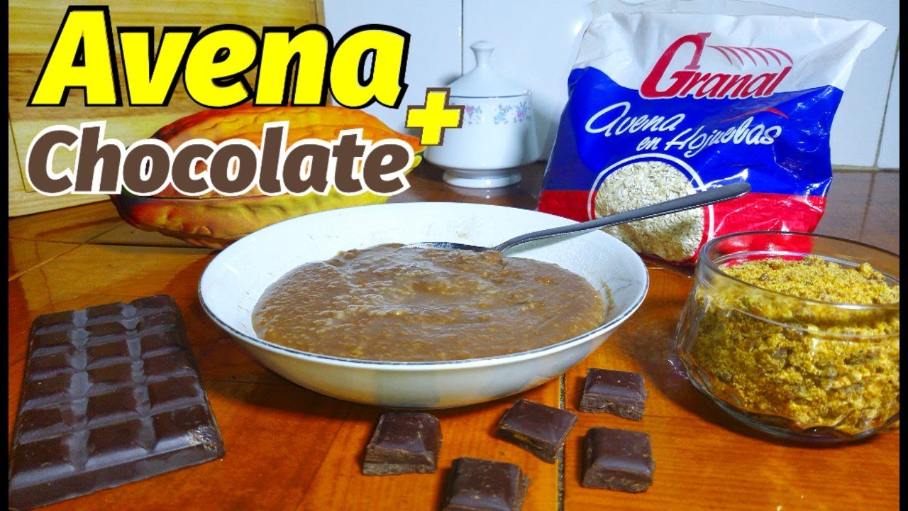 Receta: Avena con Chocolate 🥣🍫 El Mejor Desayuno - YouTube