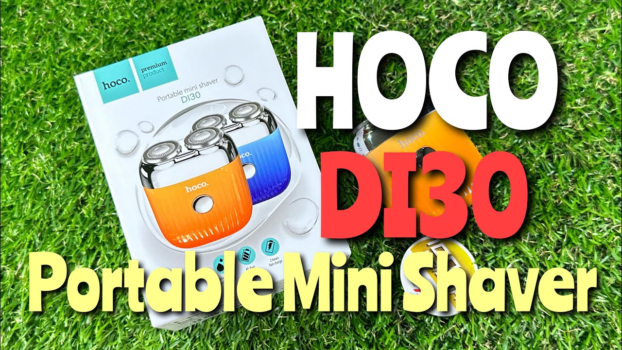 Hoco DI30 Portable Electric Mini Shaver (ที่โกนหนวดไฟฟ้าขนาดเล็ก) #hoco ...