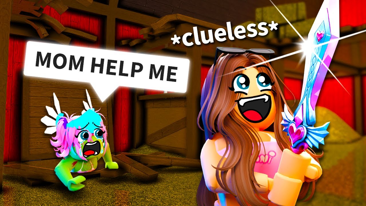 MY MOM JOINED ME ON ROBLOX AGAIN.. - YouTube