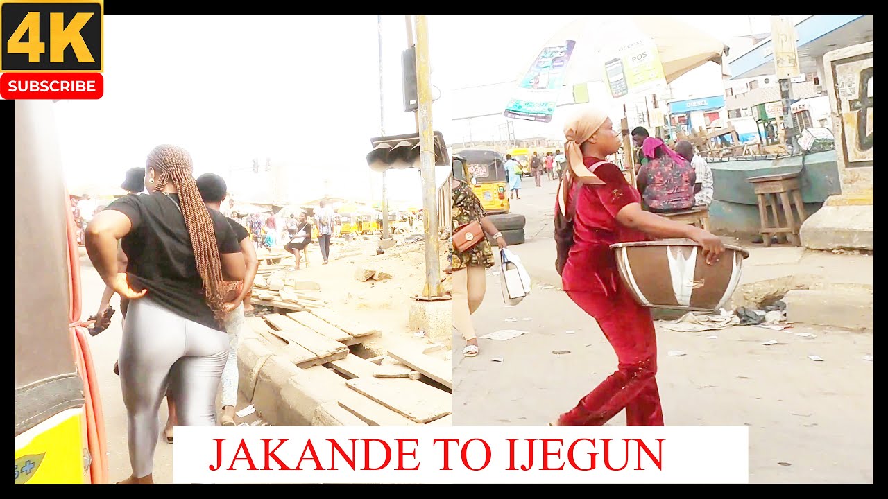 🇳🇬🚶‍♂️JAKANDE TO IJEGUN LAGOS NIGERIA-AFRICA LARGEST CITY - YouTube