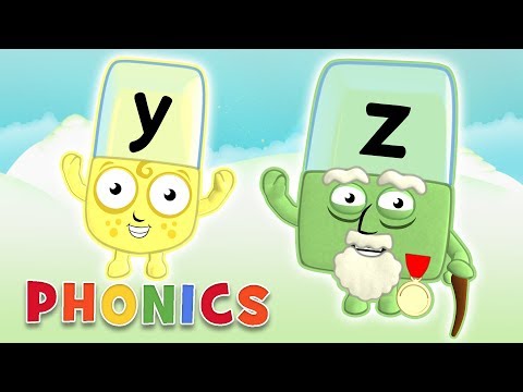 Phonics - Y & Z | Learn to Read | Alphablocks