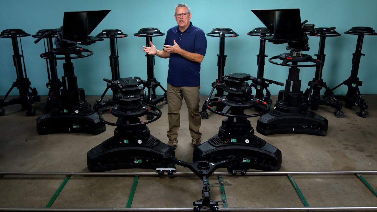 Vinten Sachtler Pedestal Teleprompter Camera Support Rentals Vinten ...