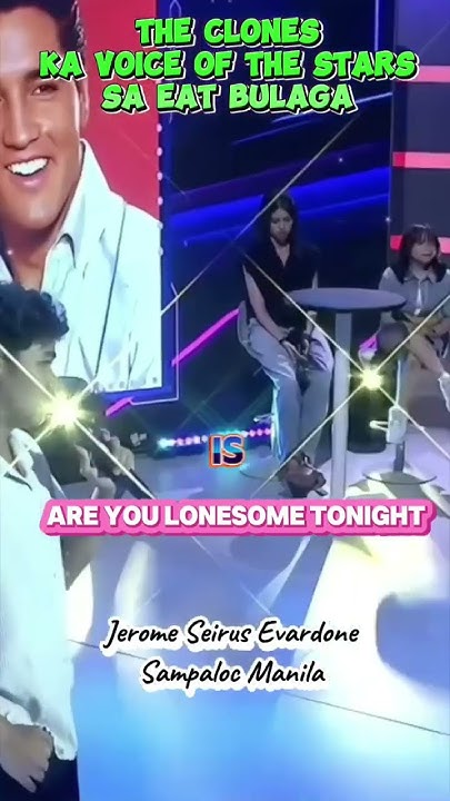 Amazing! Truly the Voice of Elvis Presley! The Clones Ka Voice of the Stars sa Eat Bulaga. - YouTube