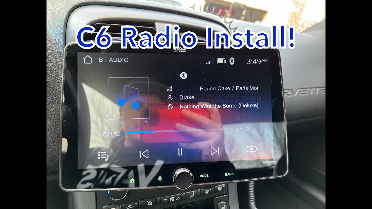 C6 Radio Install - YouTube