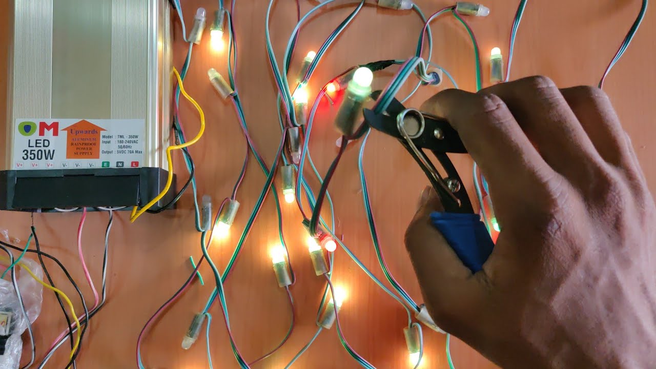 how to make pixel LED fault attend making video - YouTube