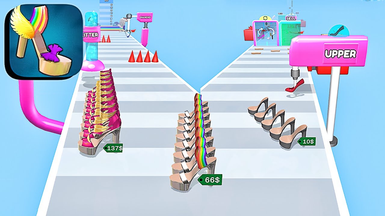 Shoe Run Gameplay | All Levels 10-11 - YouTube