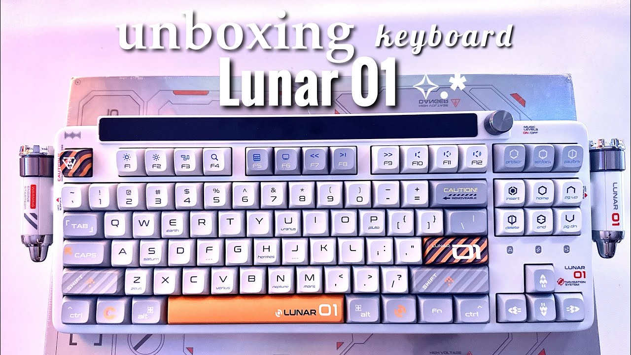 aesthetic keyboard unboxing | keysme lunar 01 - YouTube