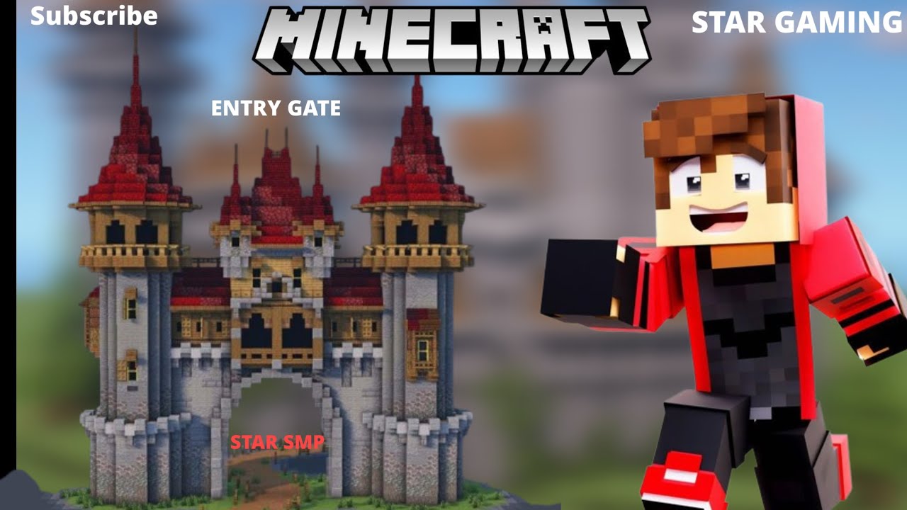 Minecraft:I Build ENTRY GATE IN STAR SMP!!! - YouTube