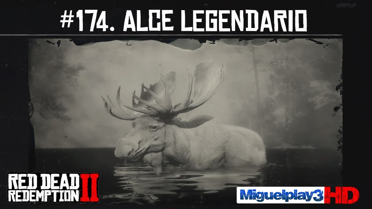 Localización Alce legendario - #174. Compendio Animales - Red dead ...