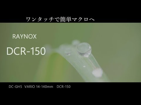 [4K] RAYNOX DCR-150 ワンタッチでマクロ撮影 DC-GH5 - YouTube