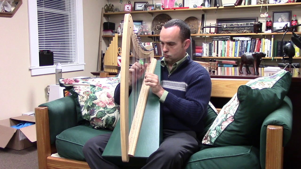 Sally Gardens // Cardboard Harp // Fireside Harp - YouTube