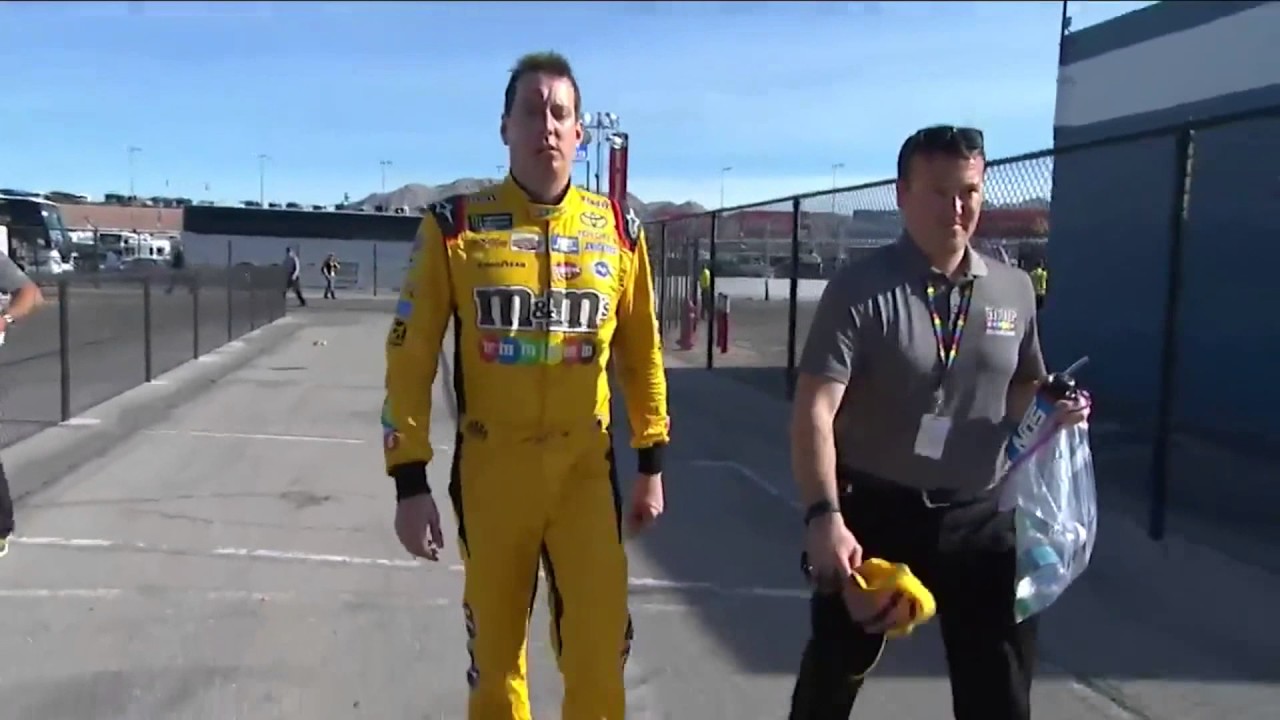 Kyle Busch Angry Joey Logano Las Vegas 2017 - YouTube