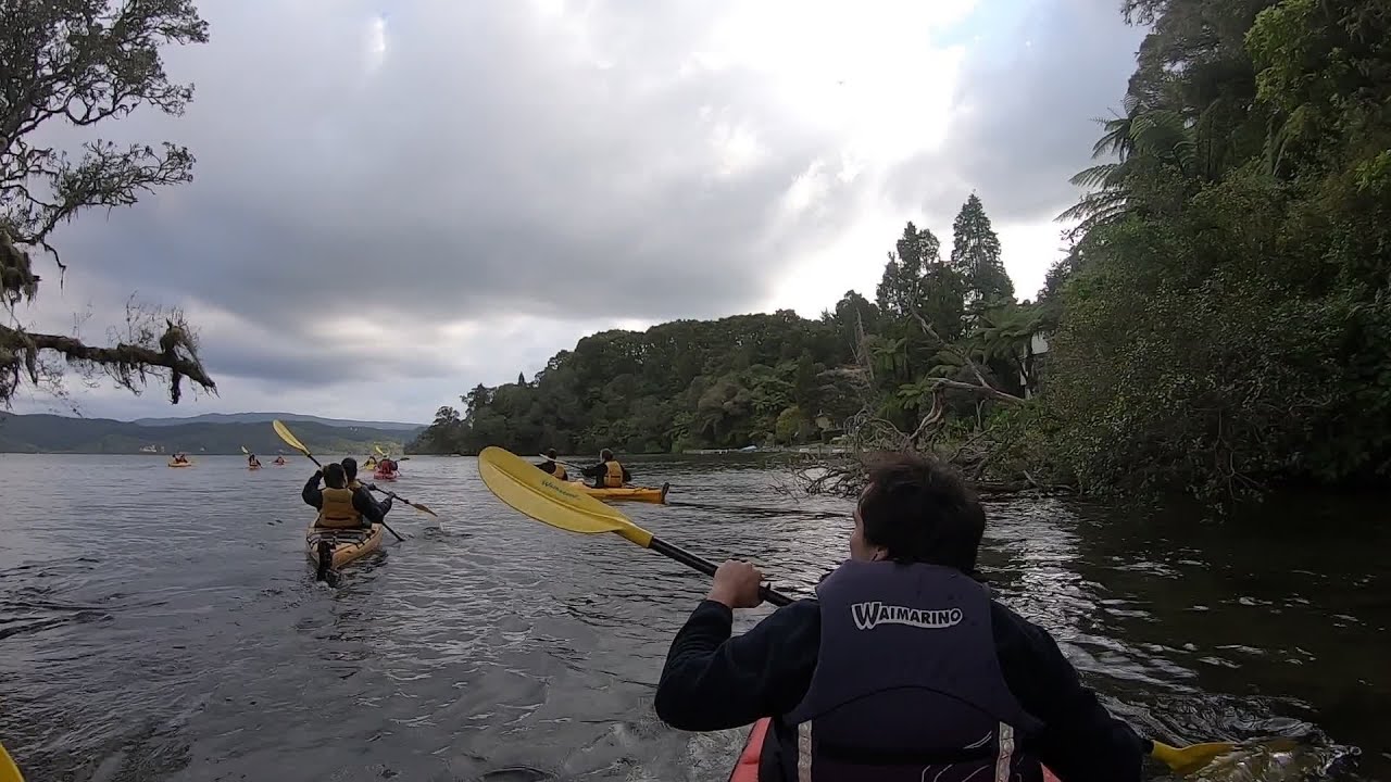 Kayaking on Lake Rotoiti, Rotorua, New Zealand - YouTube