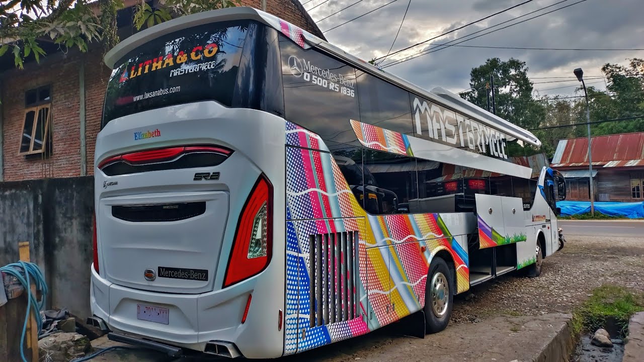 SENSASI NAIK BUS MEWAH | jalan jalan di Tana Toraja bersama Bus Litha ...