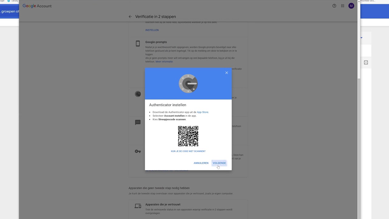 Google 2 stap verificatie (2FA) instellen - Google Workspace (user ...