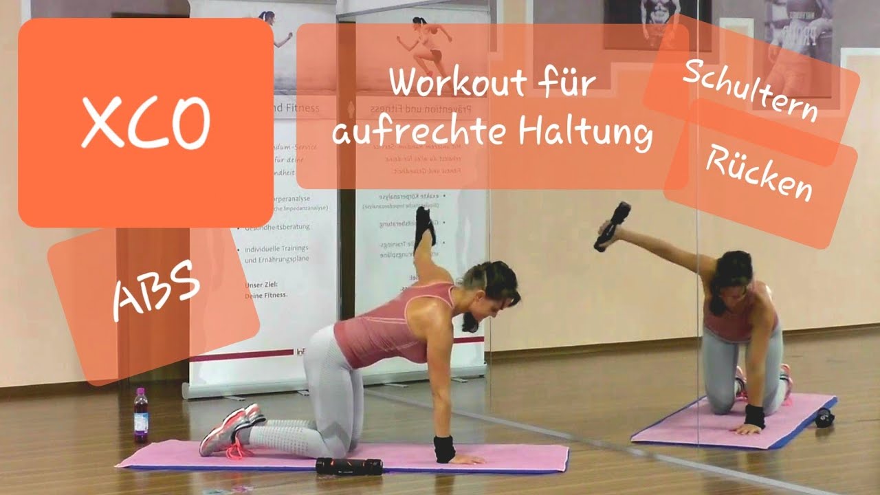 Workout für Schultern, Rücken, Bauch + Core mit Xco-Hanteln für ...